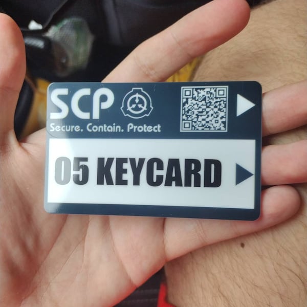 SCP Foundation Departmental ID Card / Badge - Customized With Your ...