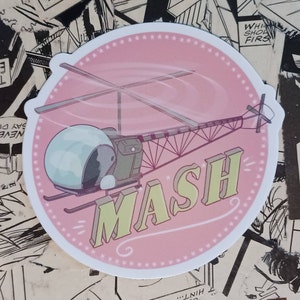 MASH Swamp Sticker High Quality Vinyl MASH Vinyl Sticker - Etsy