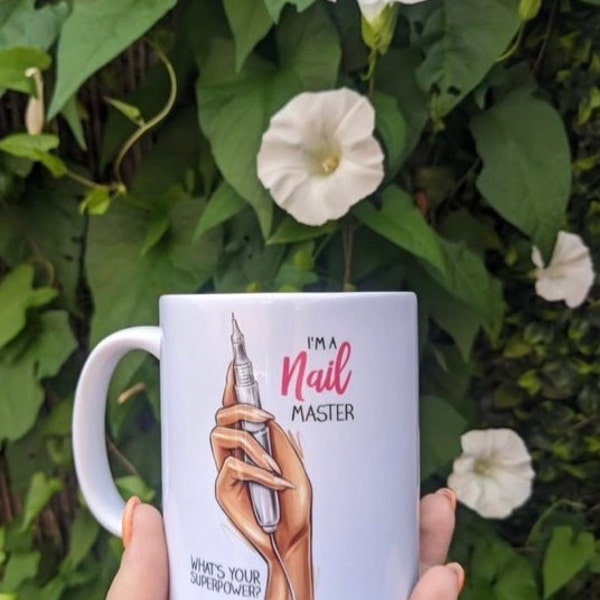 Personalised Nail Tech Mug, Personalised Nail Technician Mug ...