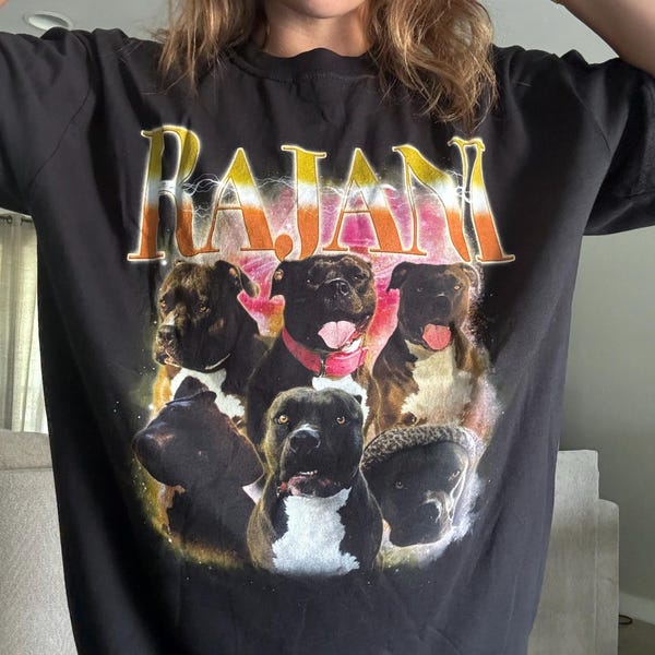 Comfort Colors® CUSTOM Bootleg Rap PET Shirt, Custom Pet, Custom Photo ...