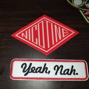 Yeah, Nah. Patch - Etsy