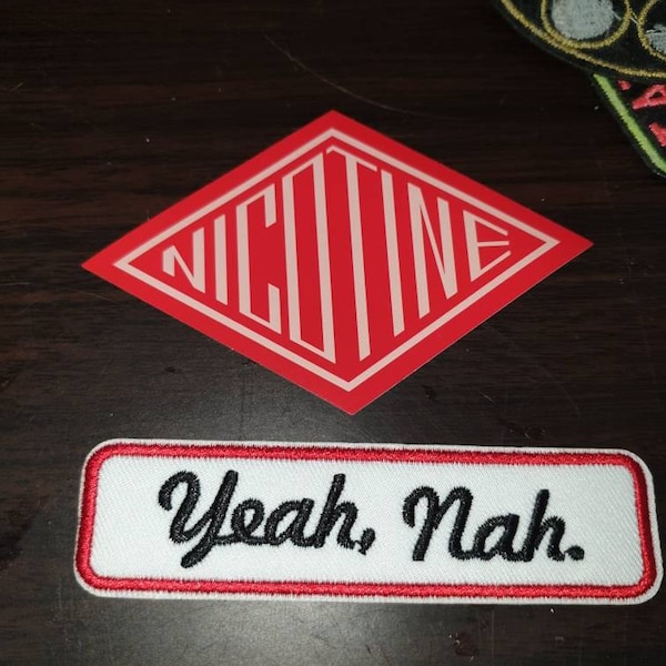 Yeah, Nah. Patch - Etsy