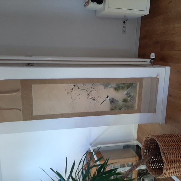 NEW, Tool for Hang a Scroll Painting,bamboo Adjustable Height of ...