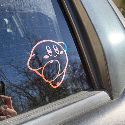 Kirby Inspired Decal for Car, Laptop, Game Console - Etsy