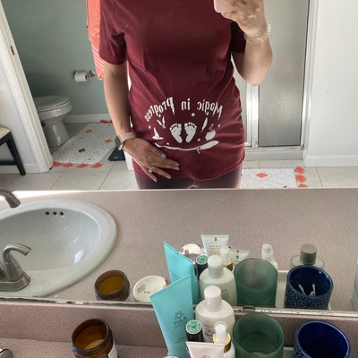 Magic in Progress: Themed Potter Magical Pregnancy Gender Reveal Shirt ...