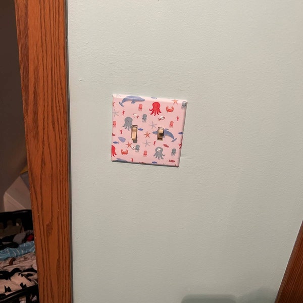 Tropical Plants Switch Cover, Tropic Switchplate, Summer Decor, Rocker ...