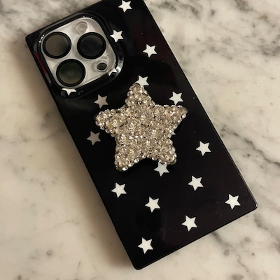 Custom Luxe Crystal & Pink Crystal Encrusted Phone Case, High End ...