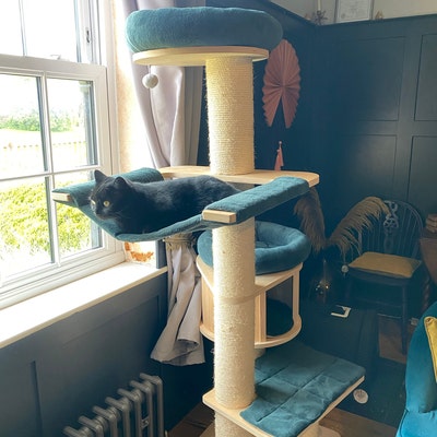 IVORY CREAM Cuddle Fleece 3pc Cat Tree Bed Replacement Set to - Etsy UK