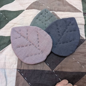 Brown Linen Patched Scarf INSPIRATION. Linen Patchwork Boro | Etsy