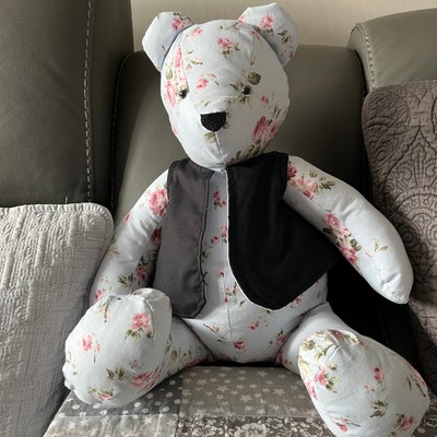 Memory Bear Pattern 6 Sizes Easy Sewing Pattern Plush Bear Pattern ...