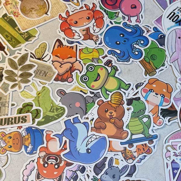 Pack of 50 Meme Stickers, Memes Sticker Pack, Waterproof Sticker Bundle ...