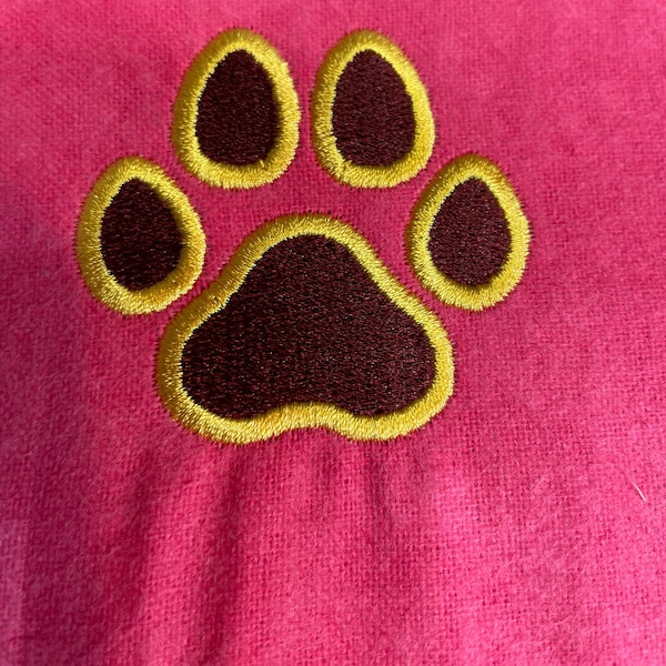 Embroidery Design Paw Print Machine Embroidery Design Dog Paw ...