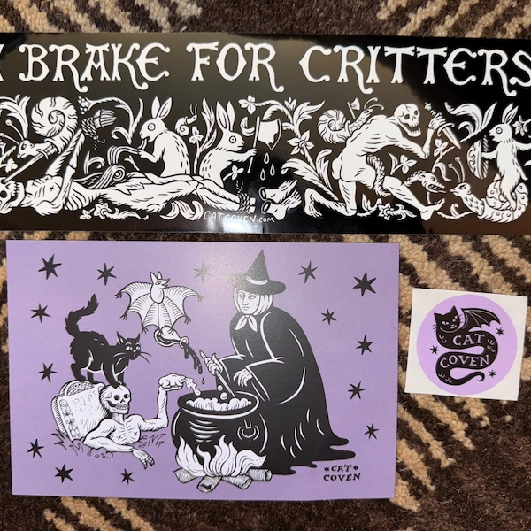 Pumpkin Chariot - Sticker - Etsy