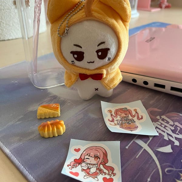 Infinity Nikki Momo Plush | Infinity Nikki Keychain | Cute Anime Game ...