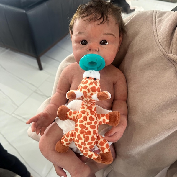 Full Body Silicone Reborn Doll. She Can Fit a Full Paci and Bottle in ...