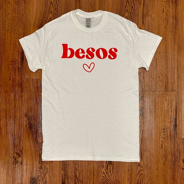 Besos SVG File, Kiss Svg, Valentine's Day SVG Cut File, Love SVG for ...