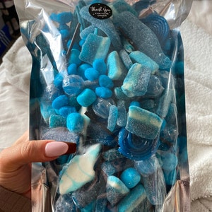 Blue Raspberry Sweet Mix Pouch Sweets Snacks Pick N Mix - Etsy UK