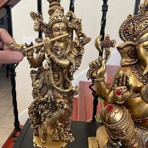 Radha Statue 15inch Bonded Bronze Goddess Radha Statue - Etsy