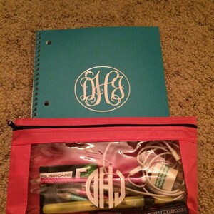 Vinyl Monograms Vinyl Monogram Decal Monogram Decal Set Vinyl Sampler ...