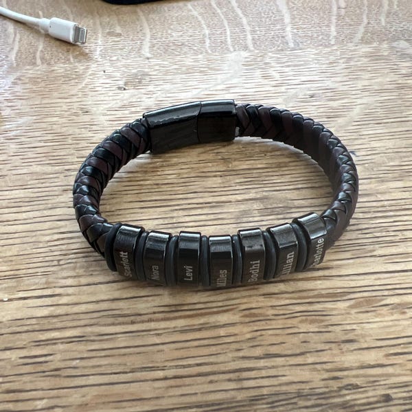 Personalized Beads for Bracelets,engraved Beads for Jewelry,bead Charm ...