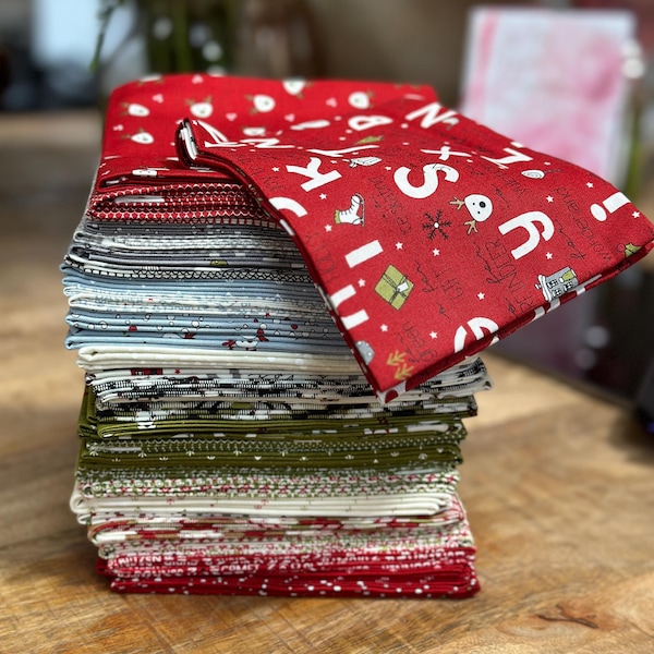 On Dasher by Sweetwater for Moda Fabrics, Fat Quarter Bundle, 100% ...