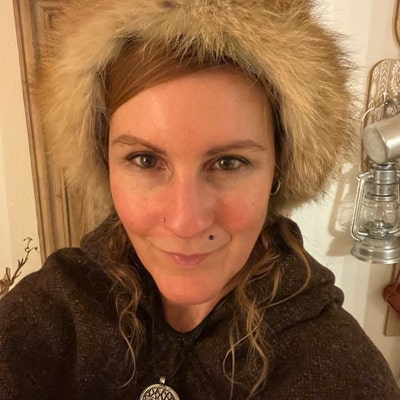 Early Medieval Birka Viking Woollen Hat With Linen Lining and Red Fox ...