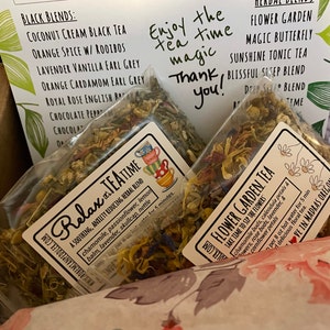 Calming Herbal Tea Relax Its Tea Time - Etsy