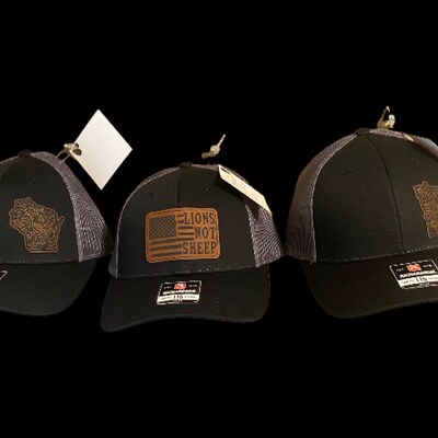 Hunting Life Whitetail Deer Leatherette Hat Patch With - Etsy