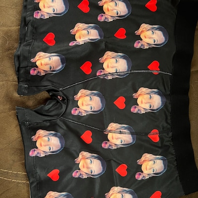 Personalized Print Hug Boxer Briefs for Men, Custom Face Boxer Briefs ...