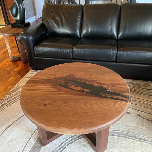 Good Wood Coffee Table Legs (solid Walnut) - Etsy