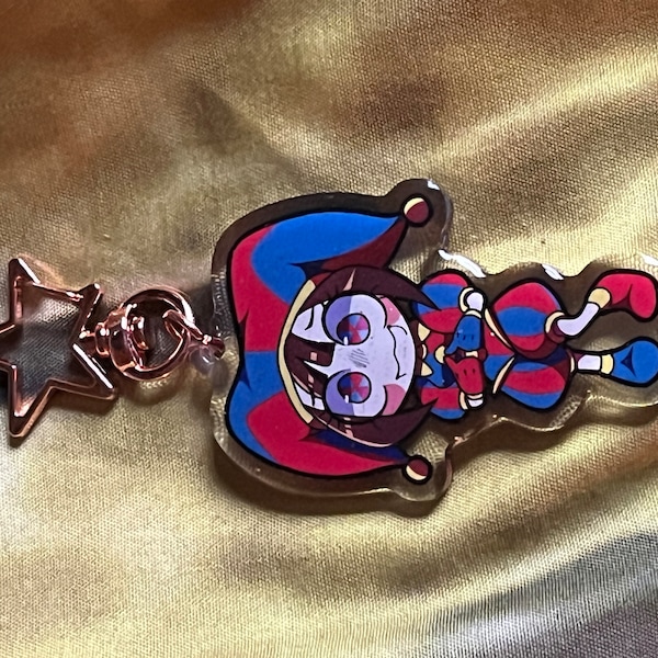 Double Sided Acrylic Keychains | the Amazing Digital Circus | Pomni ...