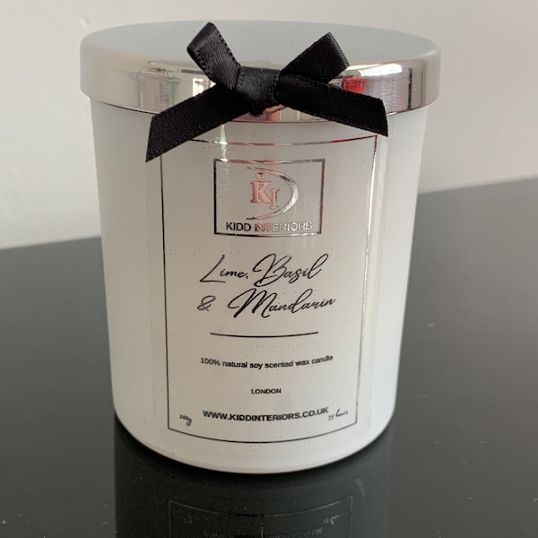 Personalised Candle Stickers for Jars, Custom Candle Label Stickers ...