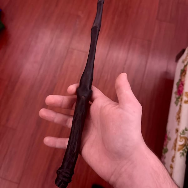 Laser Cut Wand Stand With Engraving Black Walnut or Cherry Wood - Etsy