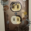 Bronze Industrial / Steampunk Outlet Cover is Individually Handcrafted ...