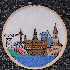 Vienna Austria. Hand Embroidery Pattern PDF. DIY. Embroidery - Etsy