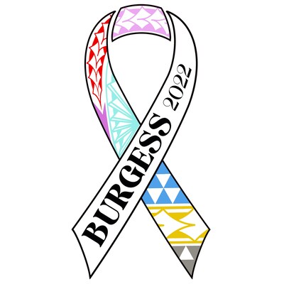 Digital Download Polynesian Tribal & Plumeria Flowers Cancer Awareness ...