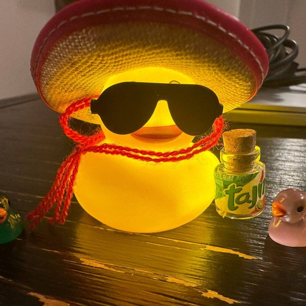 Fiesta Rubber Duck With Beer: Custom Hat, Cinco De Mayo Themed! - Etsy