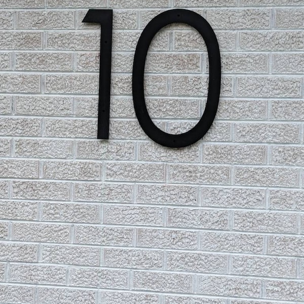 16 Inch Modern House Numbers Letters - Etsy