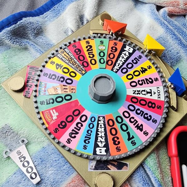 Early 80s Era Wheel of Fortune Board Game Wheel Spinner - Wheel Itself ...