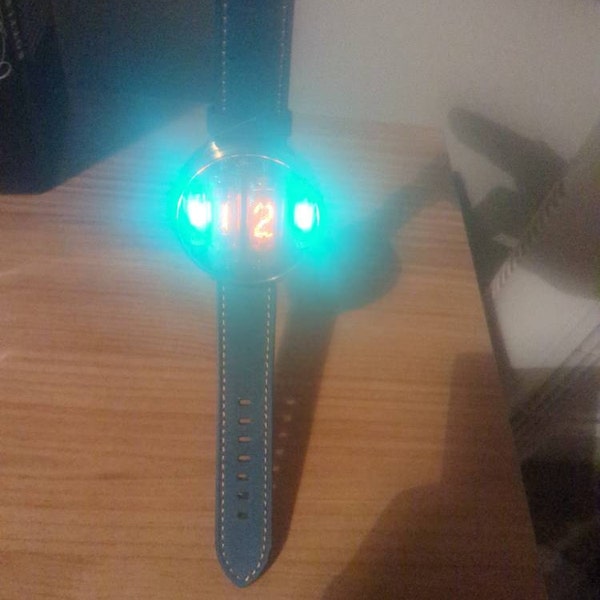 NIWA Lunokhod Watch, Carina Nebula Case, Nixie Tube Wrist Watch ...
