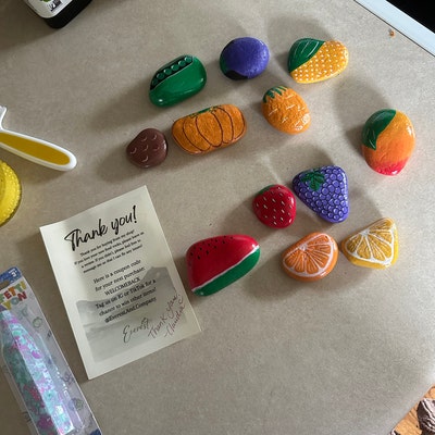 Mud Kitchen Stones Play Food Toy Kitchen Food Set Sensory Stones Story ...
