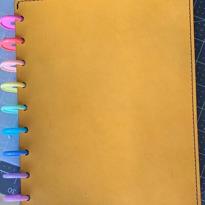 Discbound Leather Planner Cover, Personalized Planner Cover, Classic ...