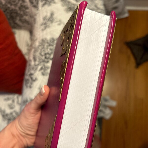 Large Red Journal With Leather and Brass Clasps - Life Journal ...