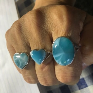 AAAAA Natural Dominican Larimar Pendant Collectible Larimra - Etsy