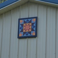 Round BARN QUILT, Beautiful Outdoor Quilt, 7 Sizes, Wall Art Decor ...