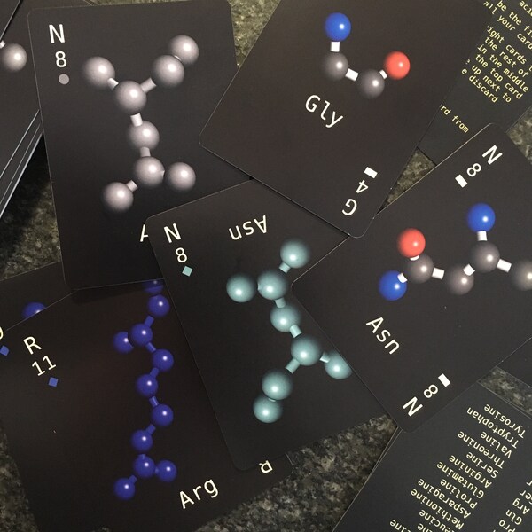 Amino Fish - Amino Acid Playing Cards for Biology Education and Biology ...