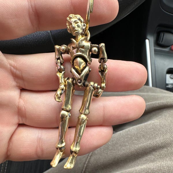 Movable Good Person Keyring Ver.1.5,movable Joints,keyholder,gift ...