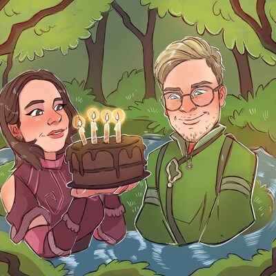 Chibi Cute Dnd Cartoon Custom Character, Digital File, Dnd Fantasy ...