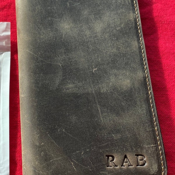 Slim Checkbook Cover. Personalized Checkbook Wallet. Checkbook Holder ...