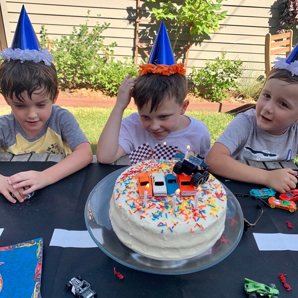 Monster Truck Cake Kit / Big Truck Crushing Cars Birthday / DIY Easy ...